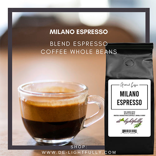 Milano Espresso Gourmet Coffee – De'lightfully